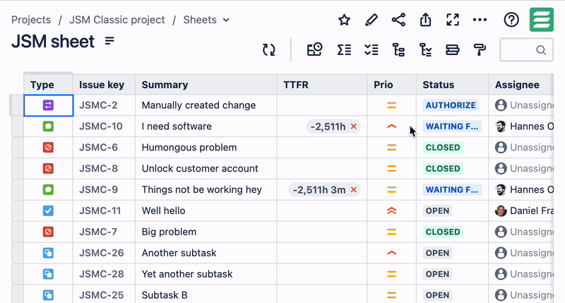 Export Data to csv/xlsx