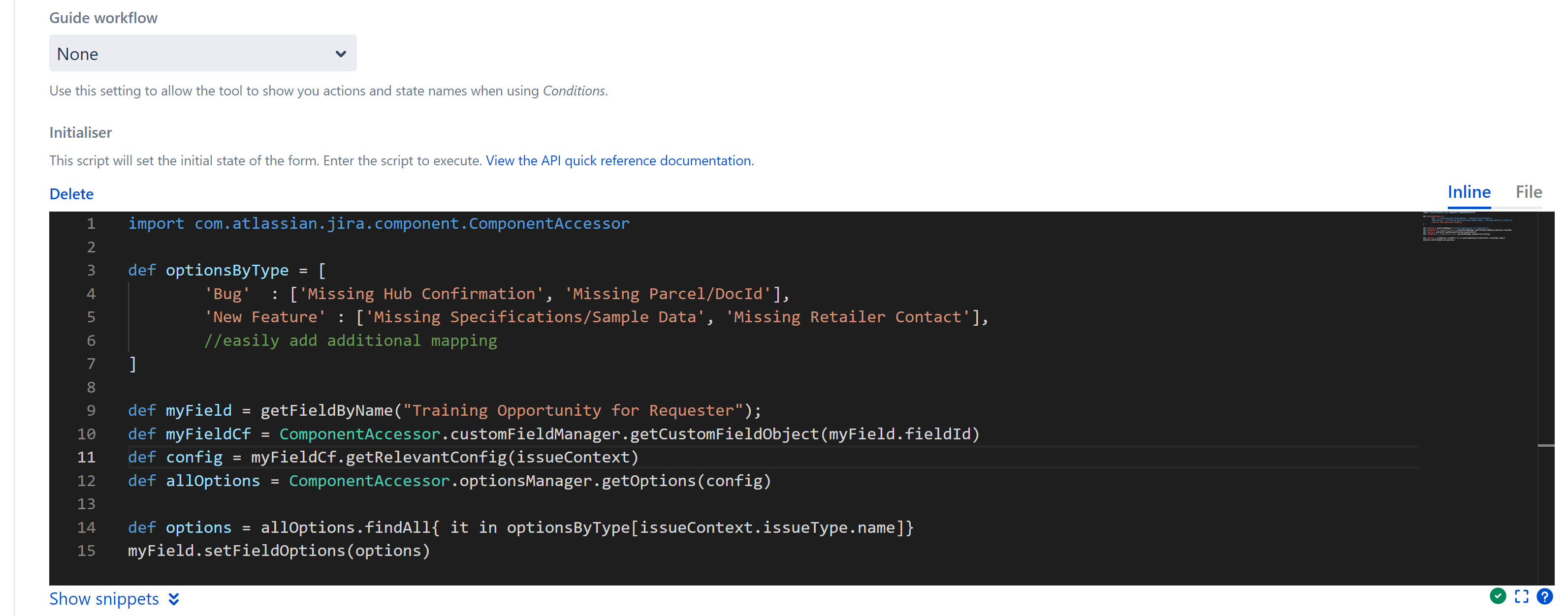 Solved Custom Filed Values Based On The Issue Type 