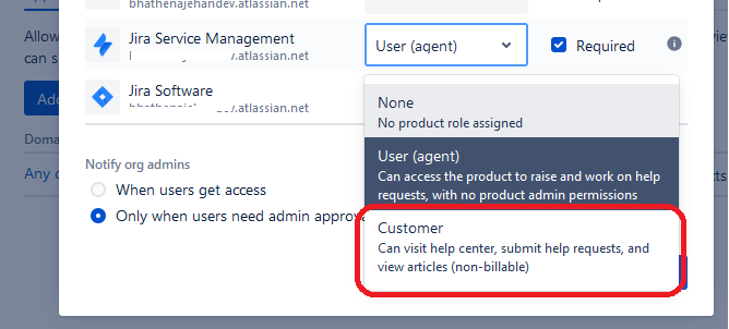 customers creating account