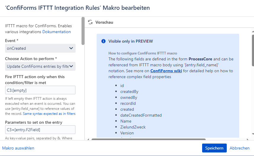 Solved: Updating confiforms entries in a different form us...
