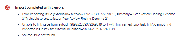 İmports Subtask redmine to jira