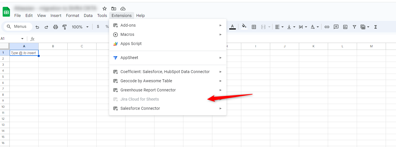 Solved: Jira Cloud for Google Sheets is not working