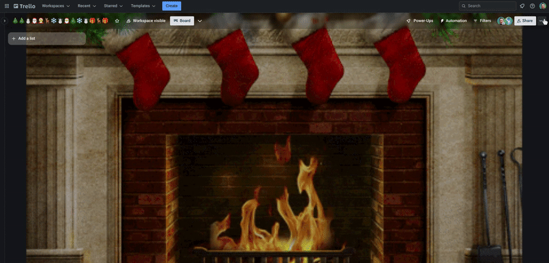 ⛄🎄 🧦🎁 🔥 As we Trello by the fire....Christmas... - Atlassian Community