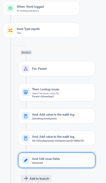 Solved: Jira automation rule to sum up timeSpent on Epic l... Solved: Jira automation rule to sum up timeSpent on Epic l...