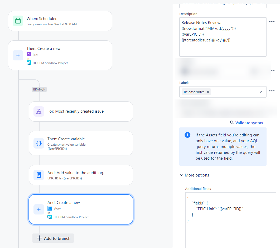 Solved: Automation using variable and new Parent field