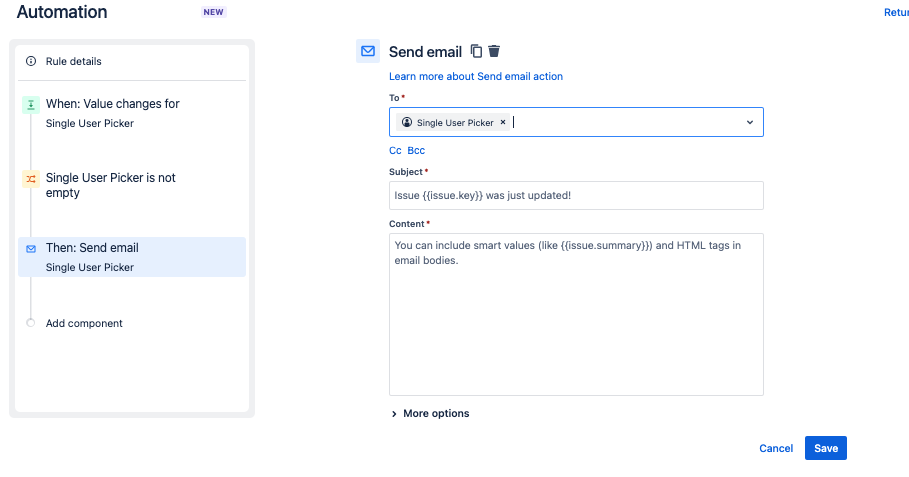 Solved Email Notifications For Custom Field Assignee 