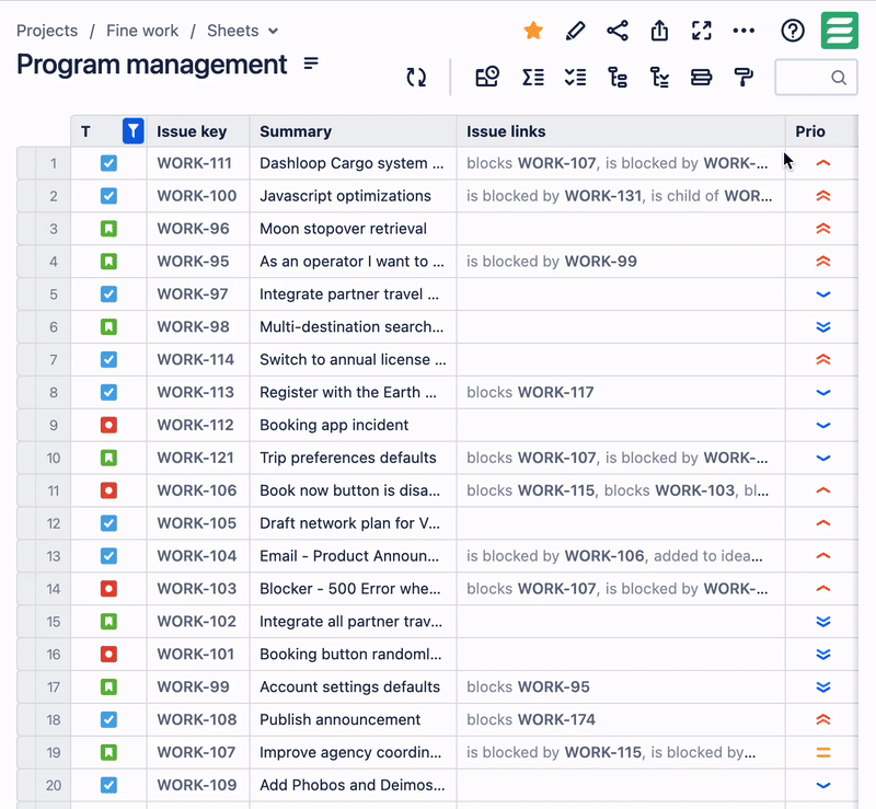 JQL filter for Jira issues and its blocked issues