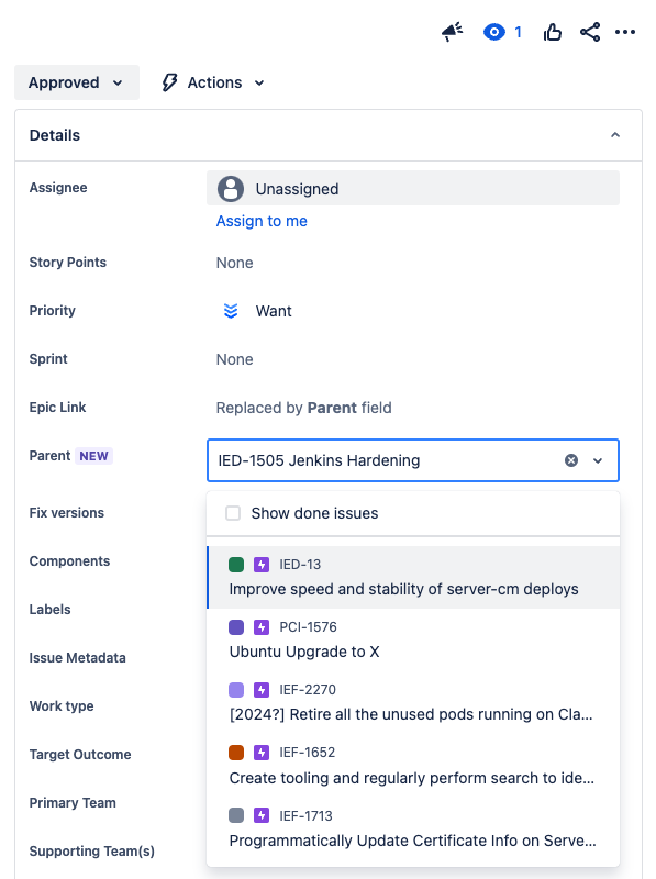 Introducing the new Parent field in company-manage... - Atlassian Community