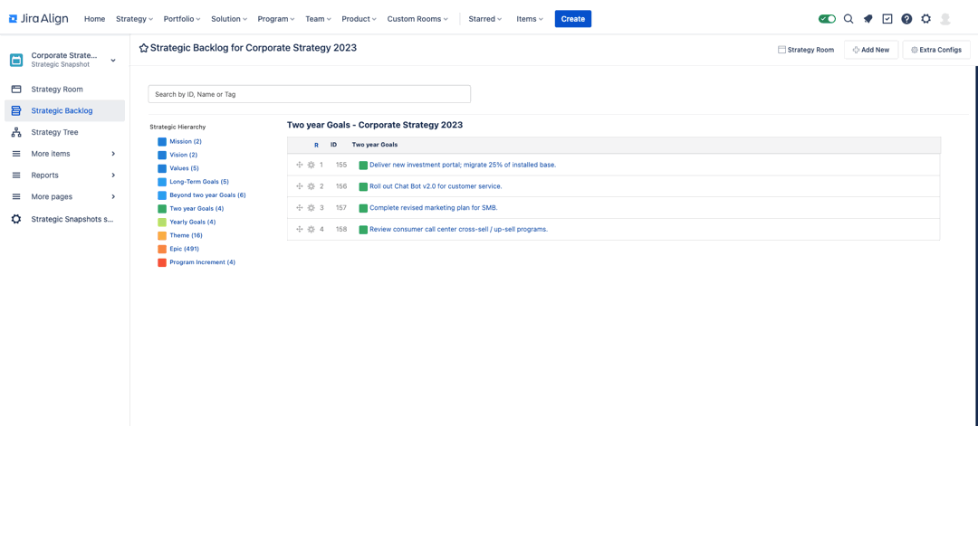 Rightsizing Your Change Portfolio With Jira Align