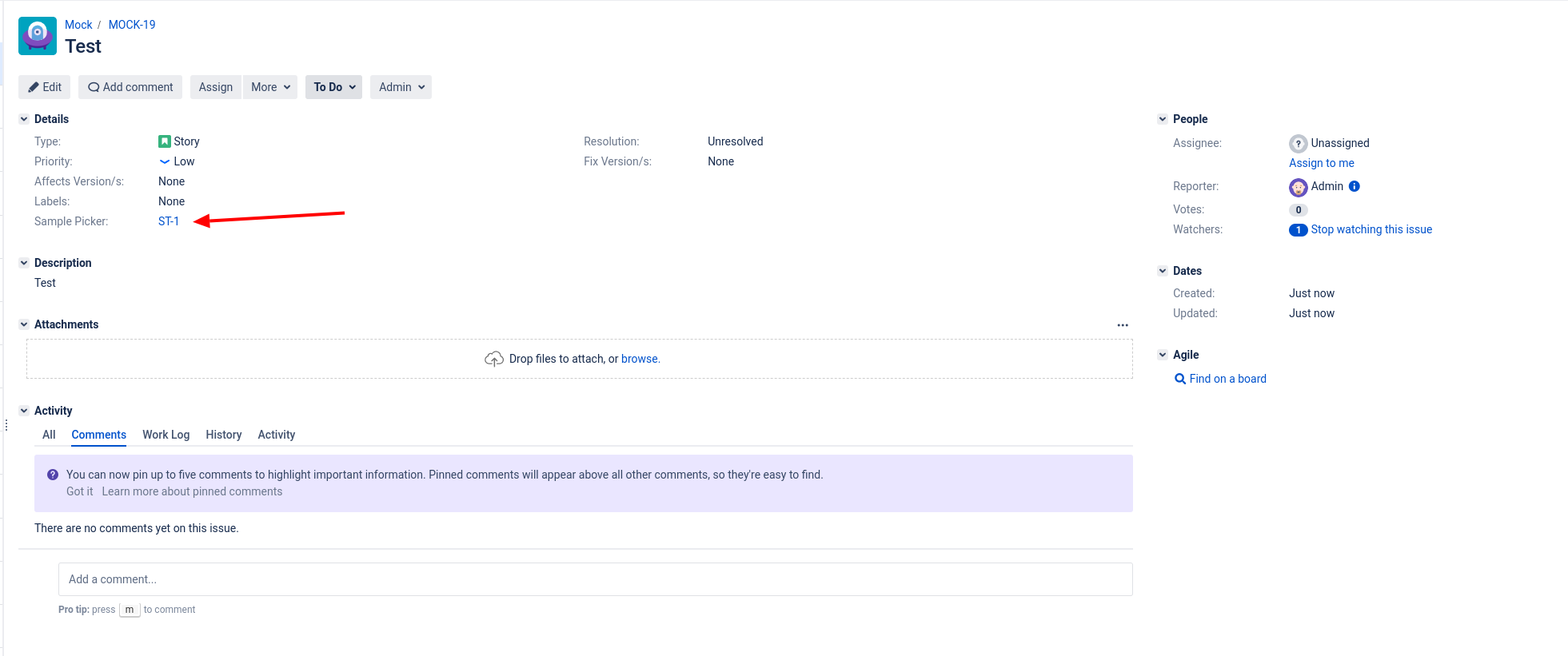 How can I fill a ScriptRunner Issue Picker field w...