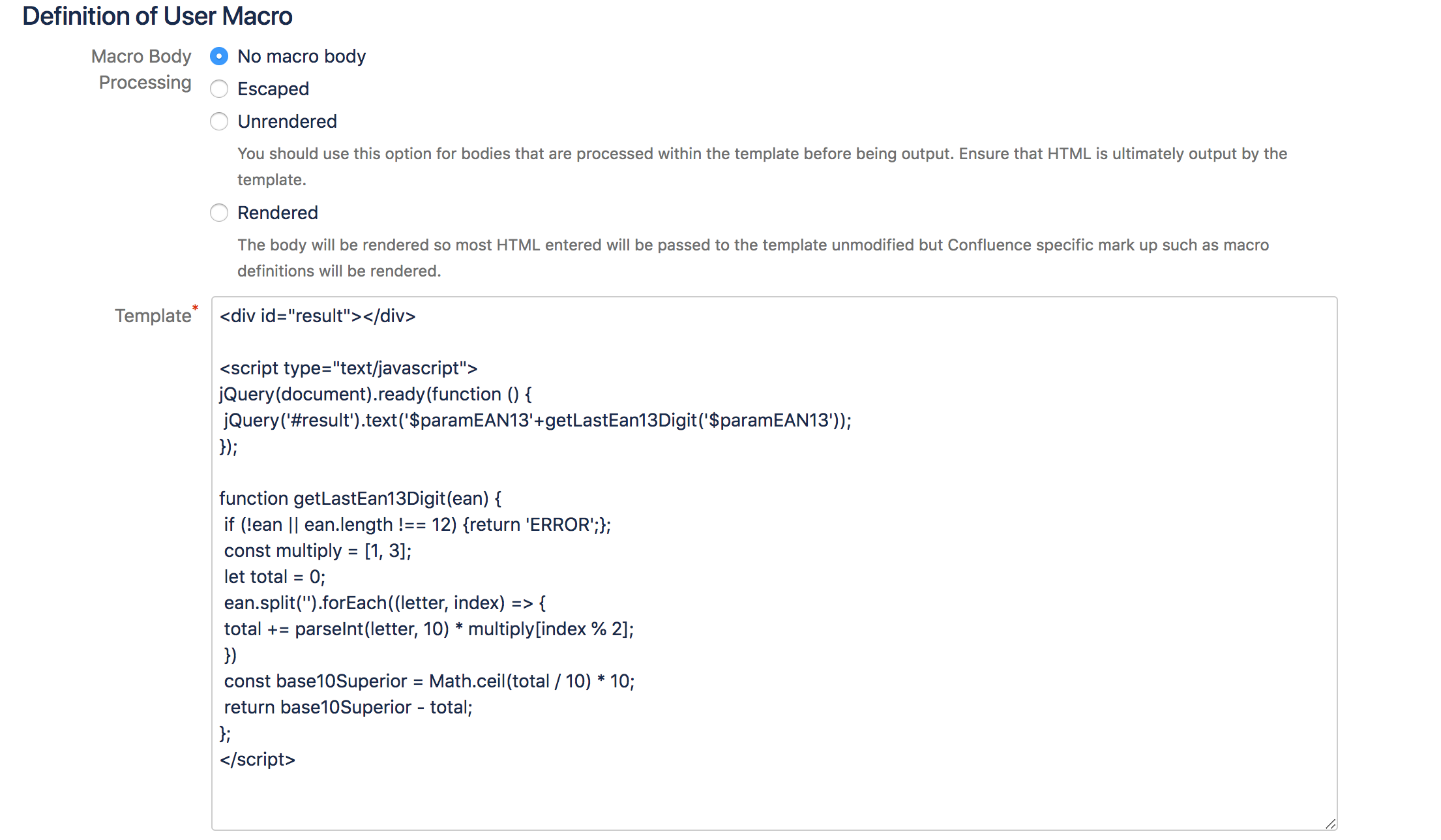 Solved: Using a user macro multiple times on a page