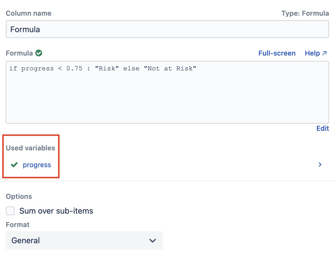 How to use formulated columns in structure board.