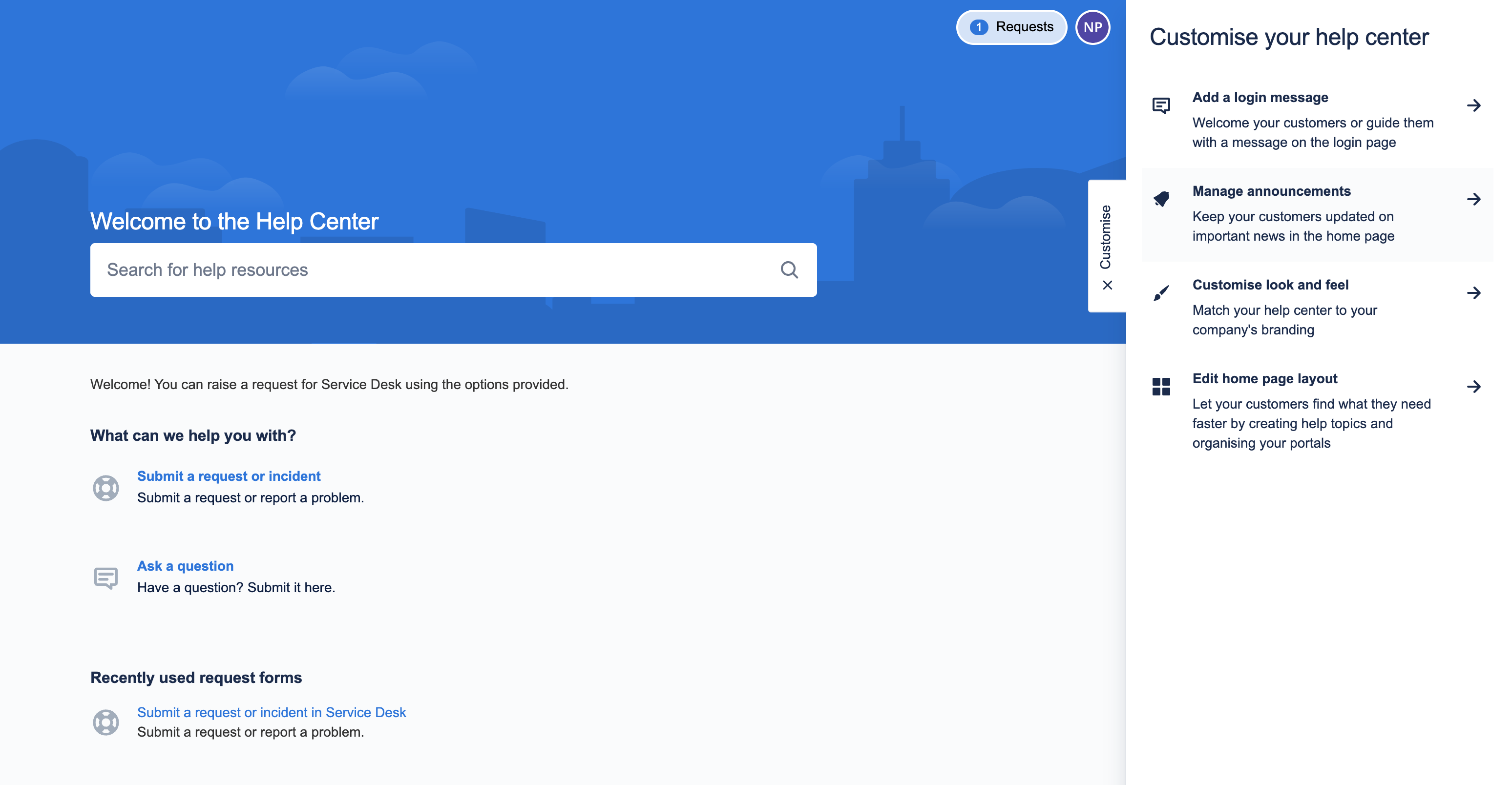 How to setup login message for first time user log...