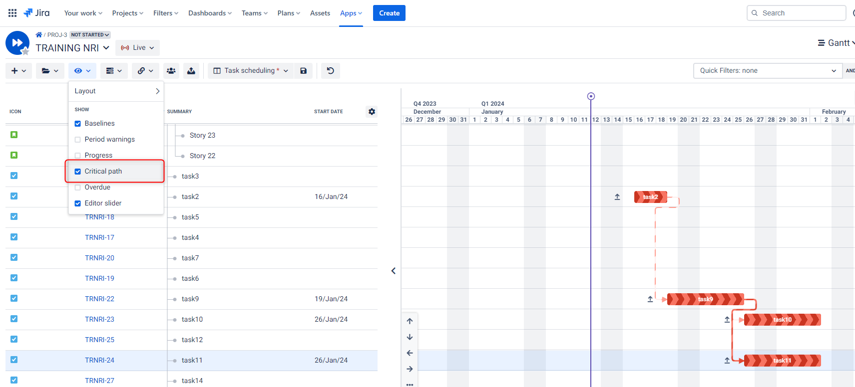 Big Picture and Jira Plans