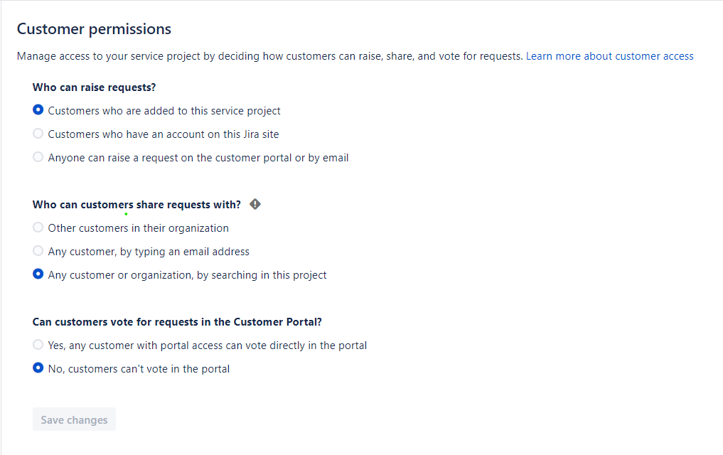 User Picker field in Customer Portal does not give...