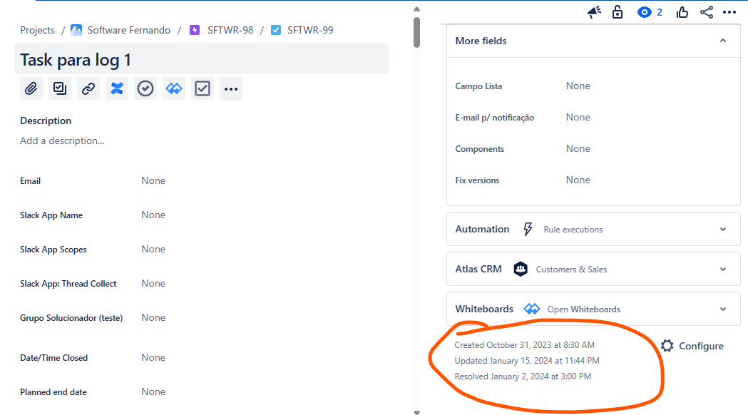 Solved: Change the resolution date to the date of the stat...