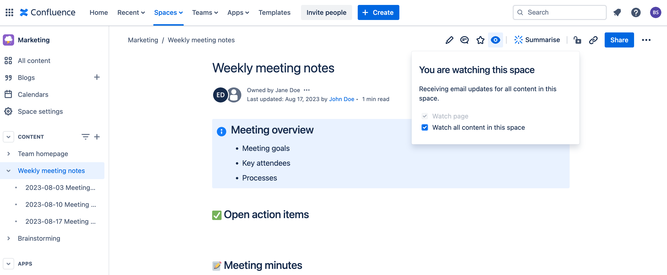 🔔 How to Effectively Track Changes on Confluence ... - Atlassian Community