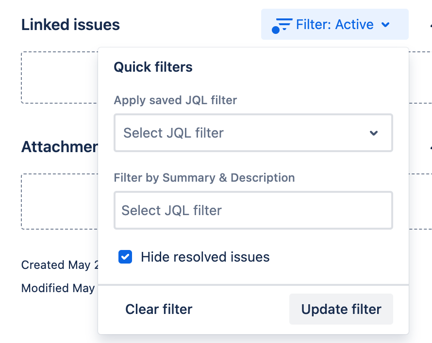 Can't see tickets associated with Assets