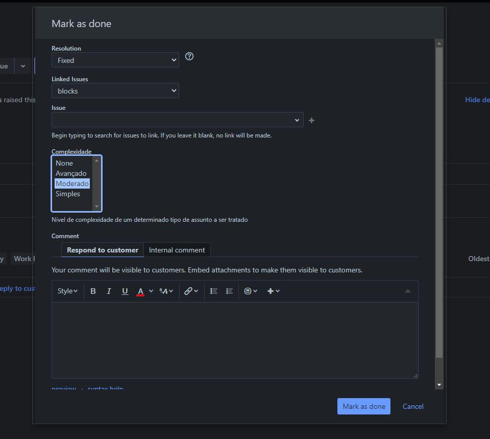 Solved: Block Custom Field - Ticket