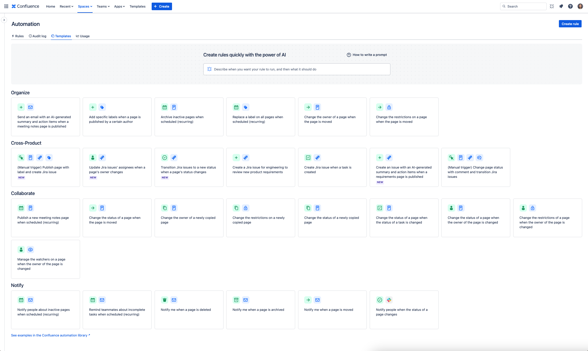 😍 Improvements to Confluence Automation Templates - Atlassian Community
