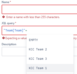 Solved: How to filter on the customer field 'Team'