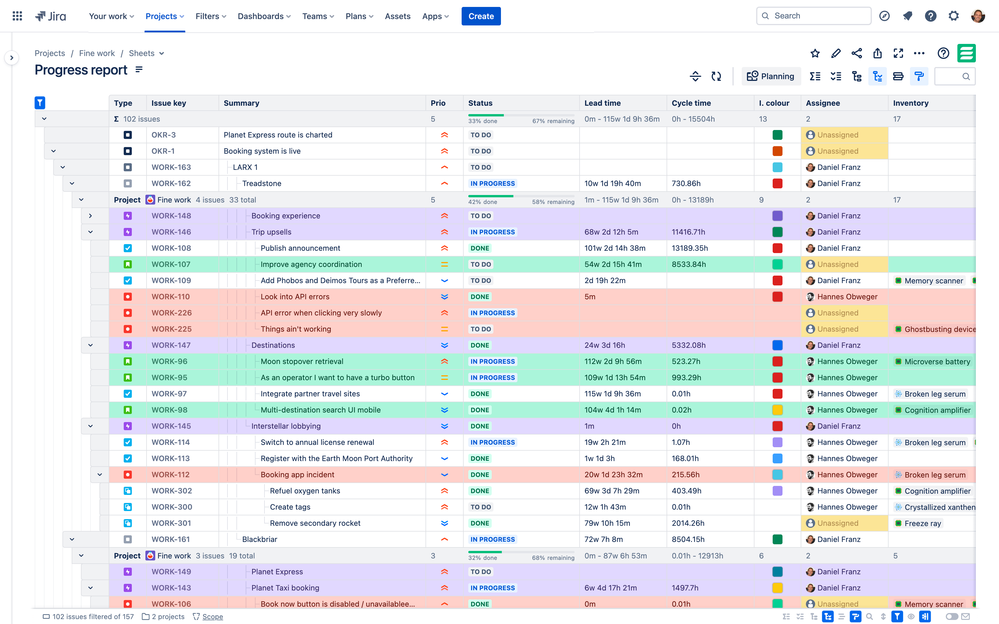 Jira time in status, lead time, cycle time, assign... - Atlassian Community