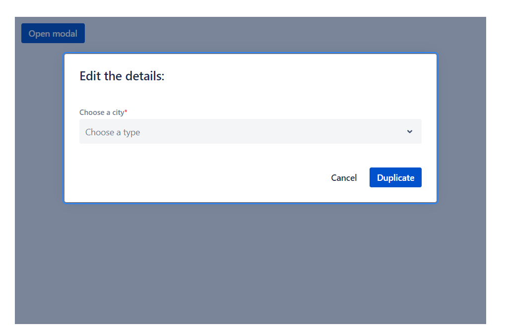 Modal Not Displaying Properly In Custom Ui Forge