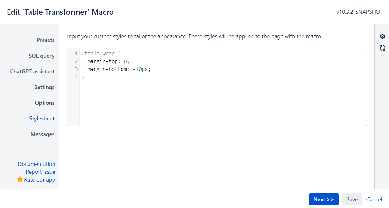 Solved: Table cell formatting for plain text outputs from ...
