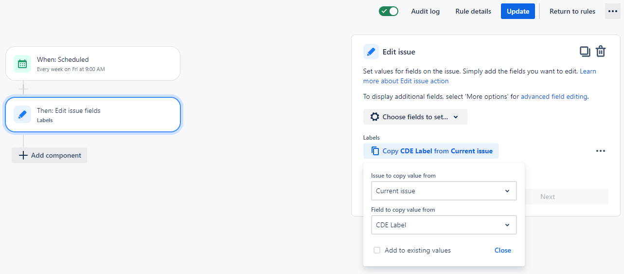 Solved: Automation Rule - Copying values from 1 custom fie...
