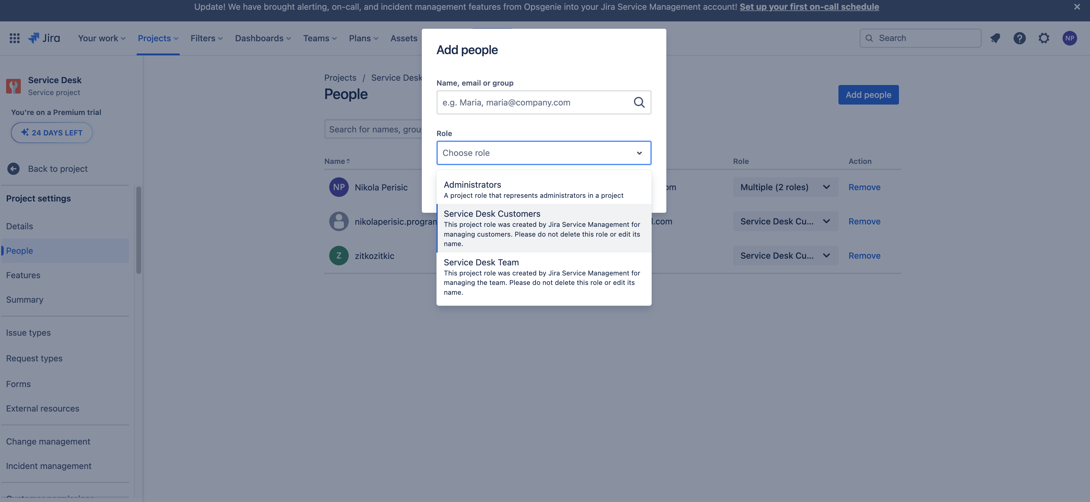 how to add access to Project for customer?