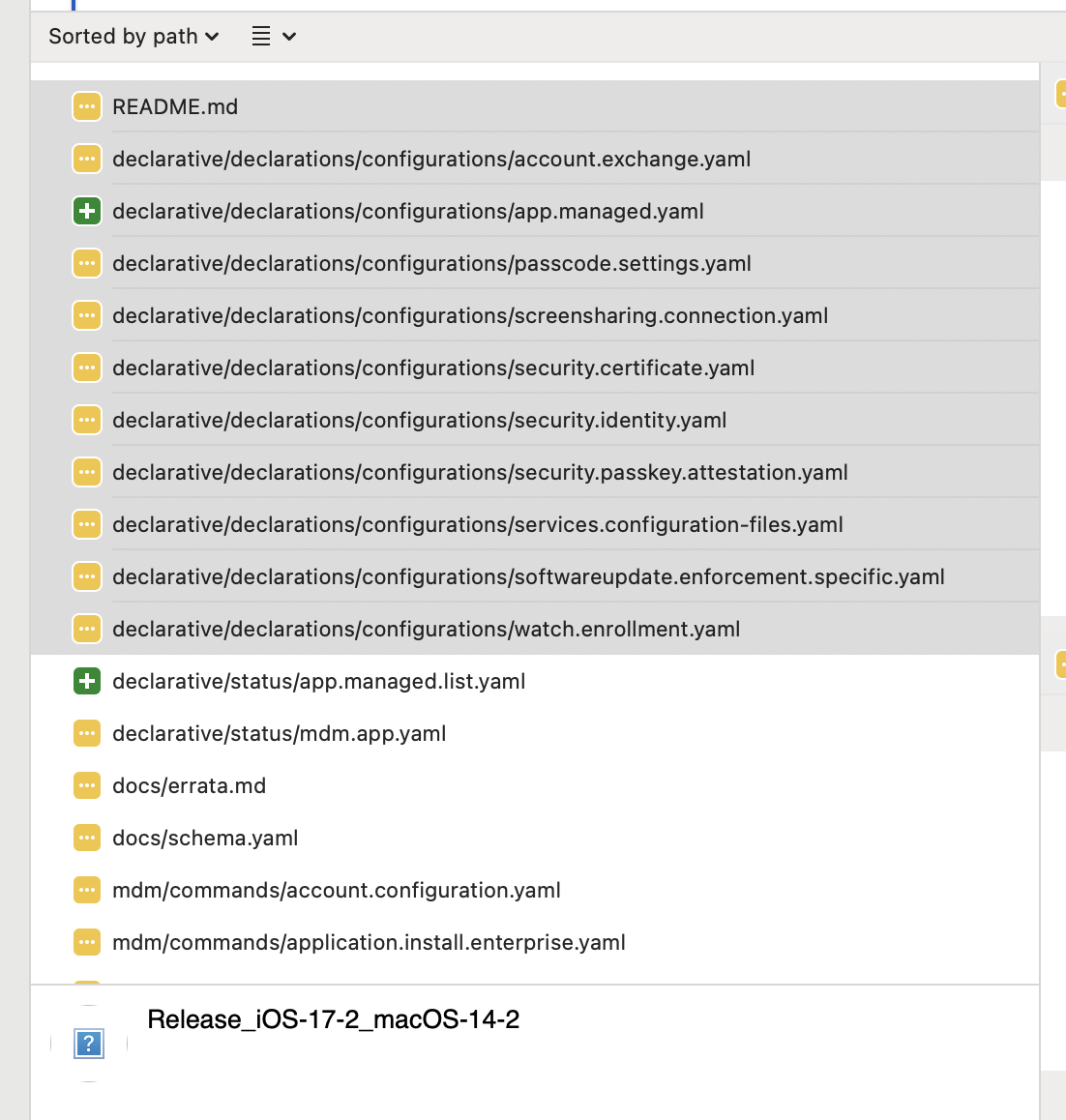 Cannot Select File Diff Table Items Below Certain