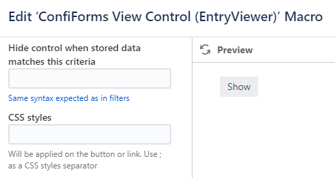 Solved: hideIfMatches filter in Confiforms