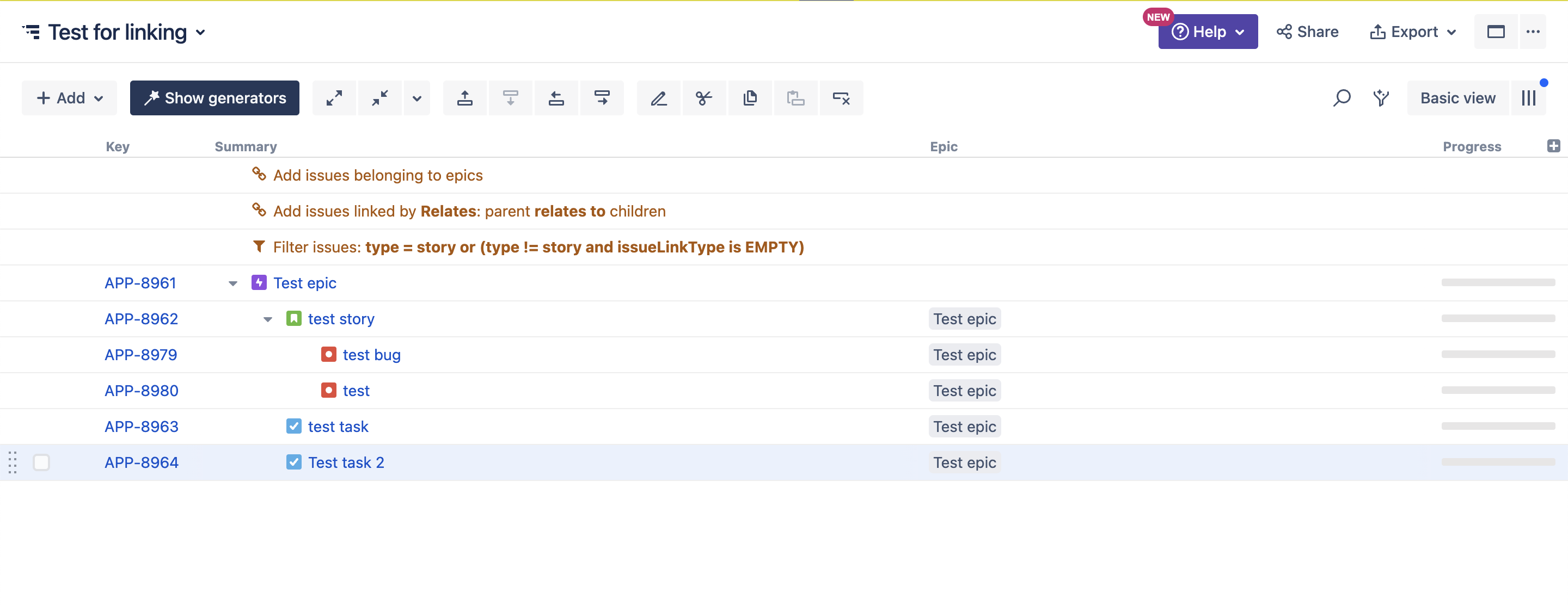 Solved: Structure: Is there a way to keep epic link when n...