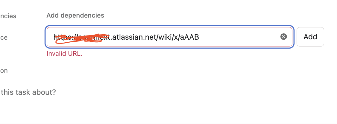 Invalid URL when integrating with Asana