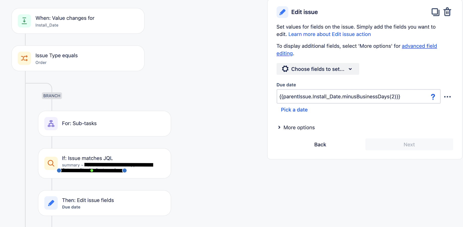 Solved: Update a subtask field when a parent field changes