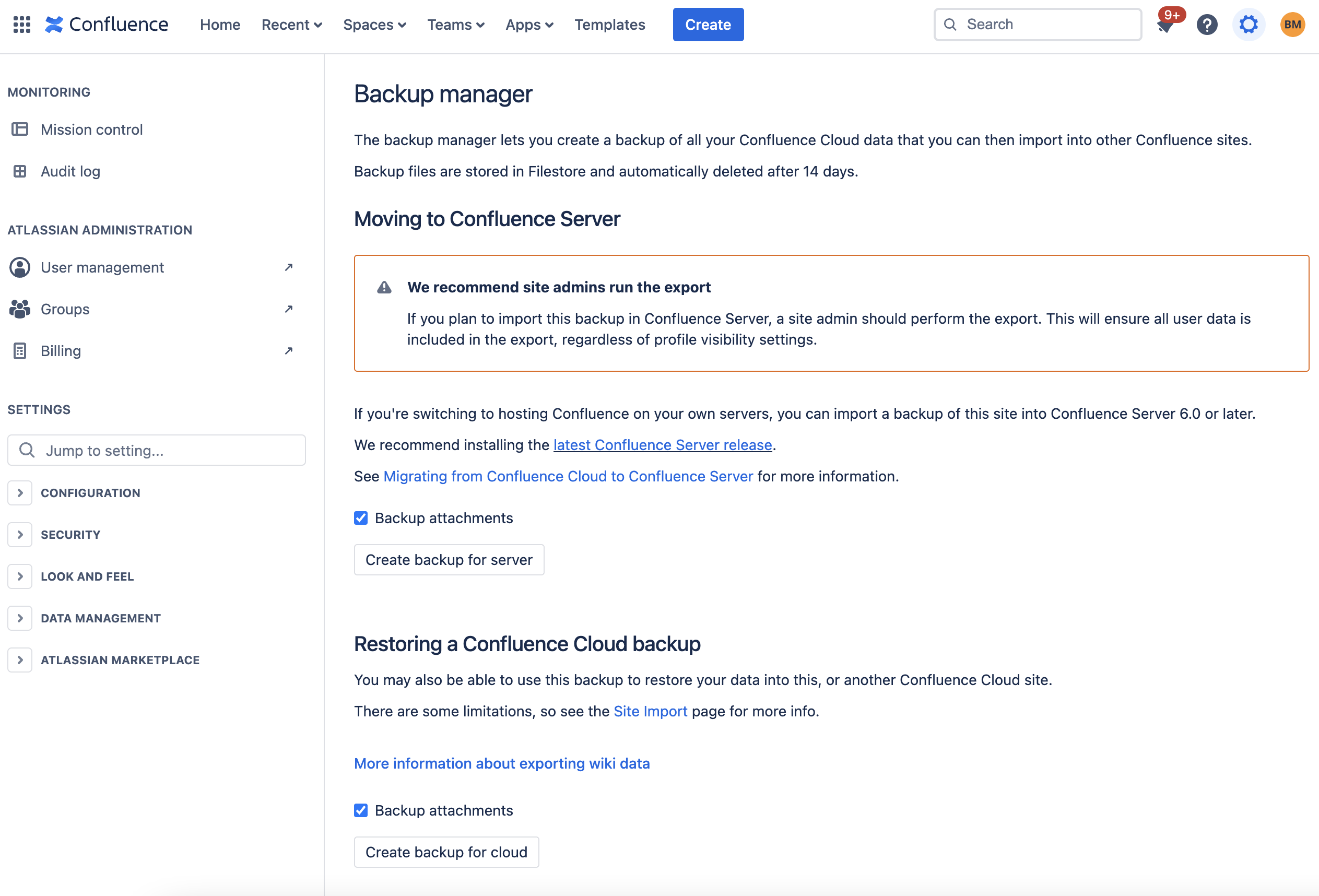 Where are all the files that cause my Free Conflue...