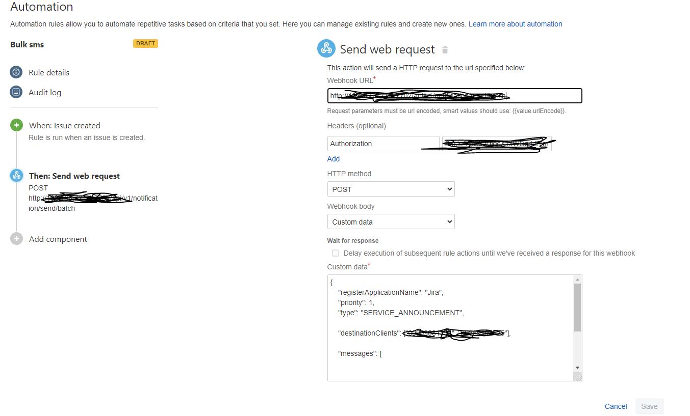 Solved: How to u smart values in webhook URL in jira autom...