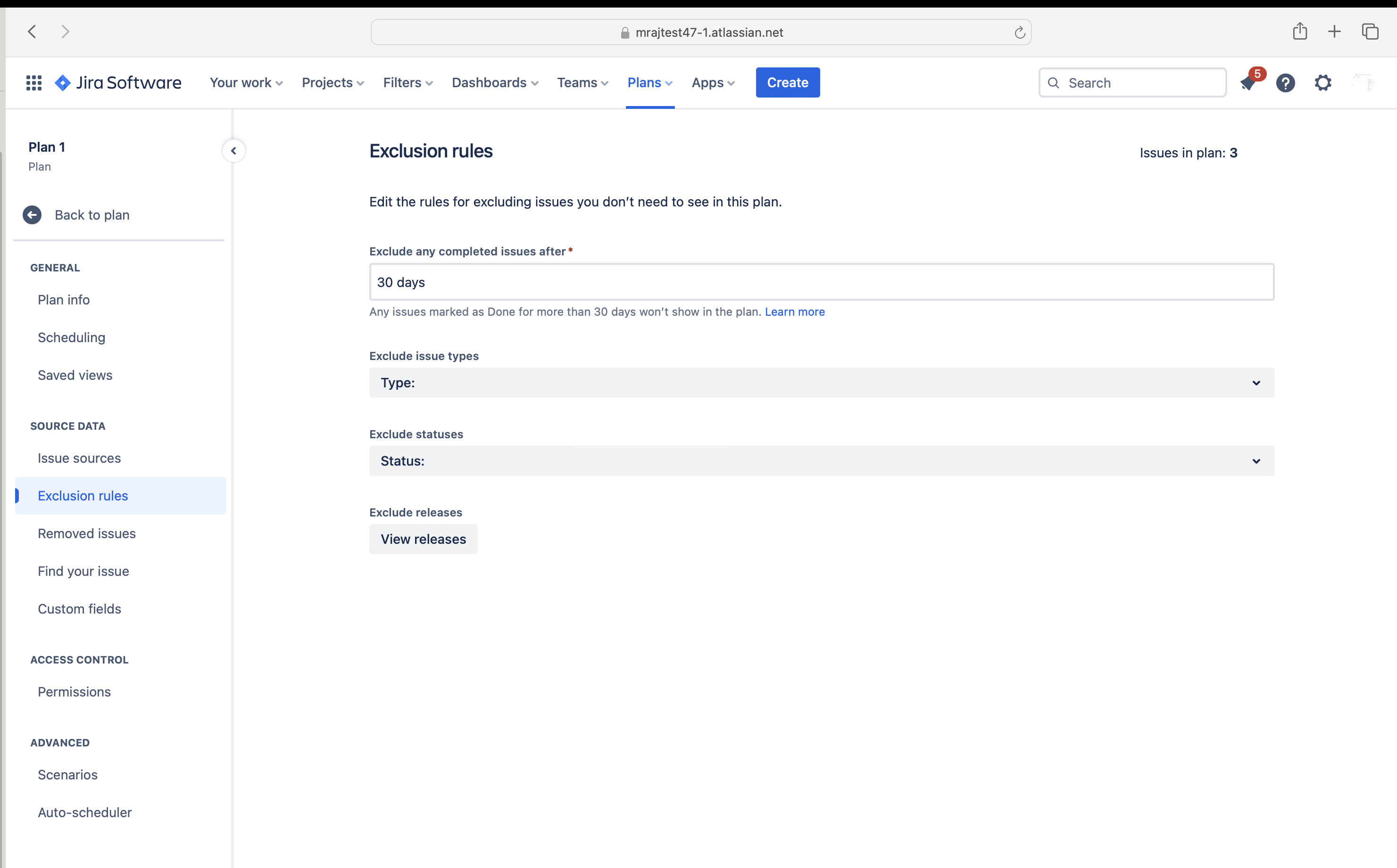 Adding an already created task to a plan timeline