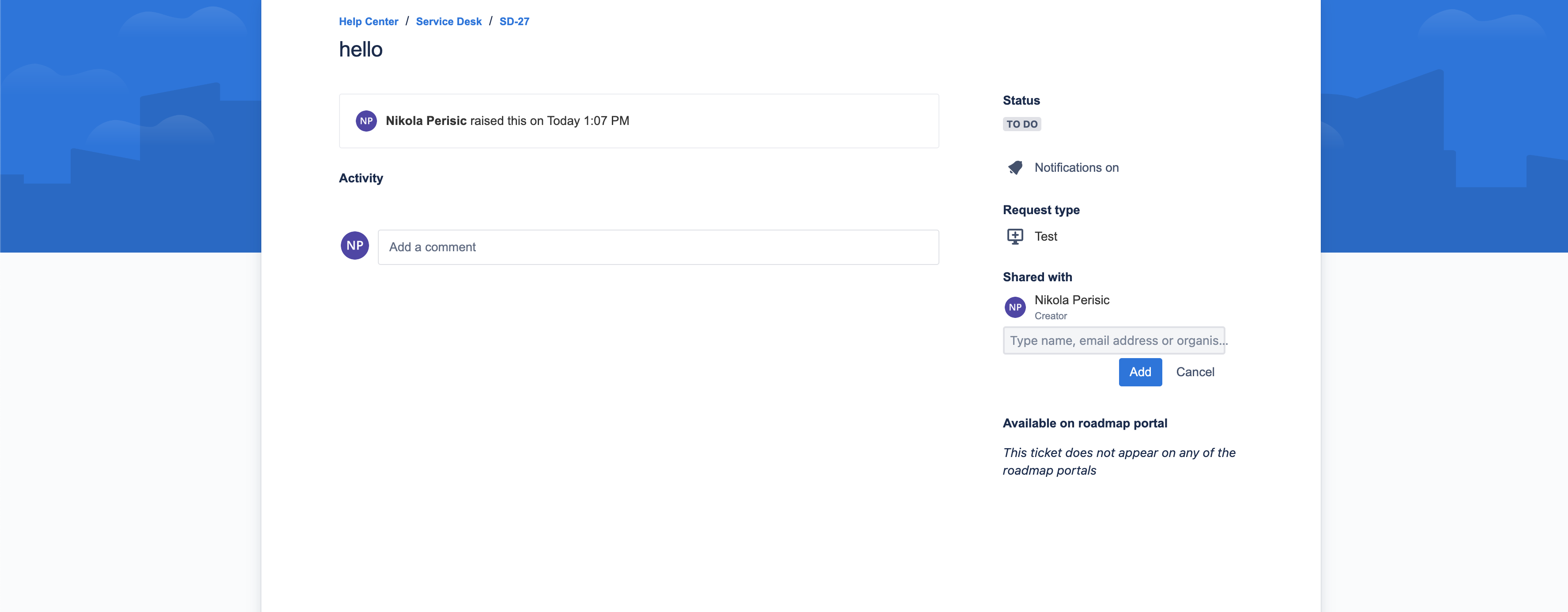 Where to enable request participants Where to enable request participants