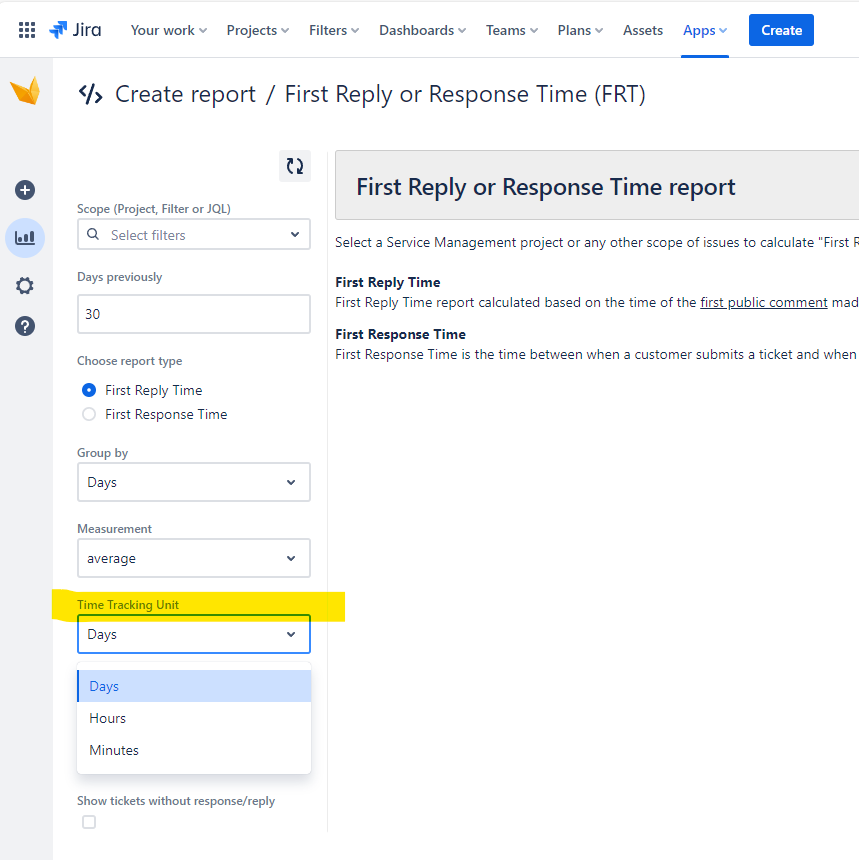 "First Response Time" report and how to use it - Atlassian Community