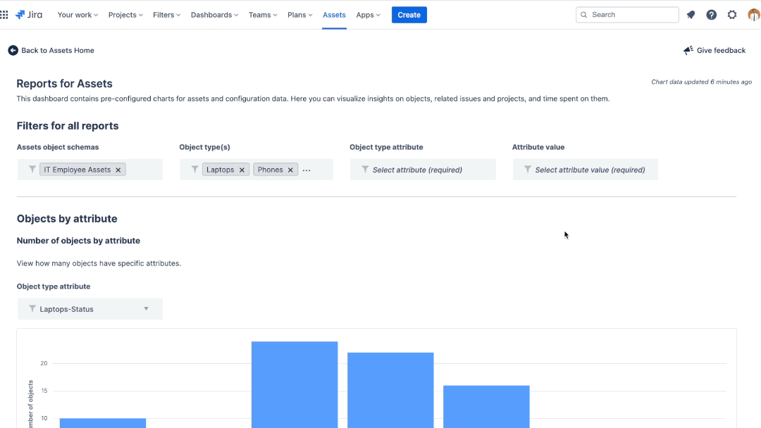 Asset Reporting in Jira Service Management (JSM)