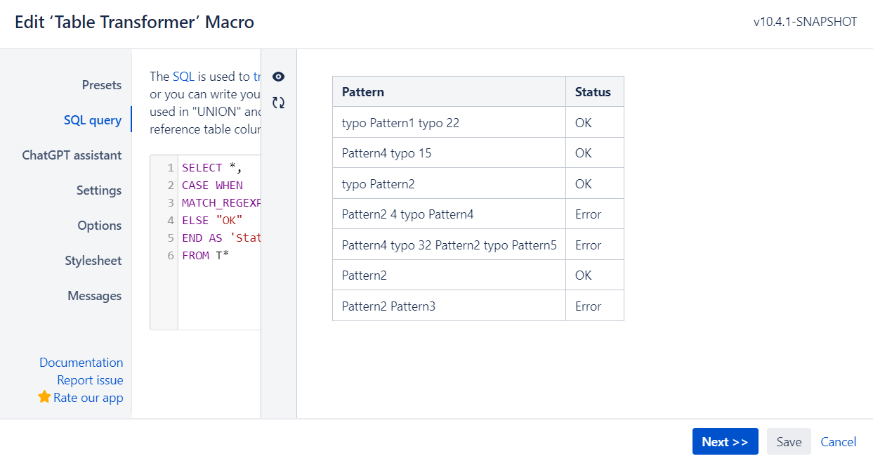 More fun with table toolbox macro in Confluence