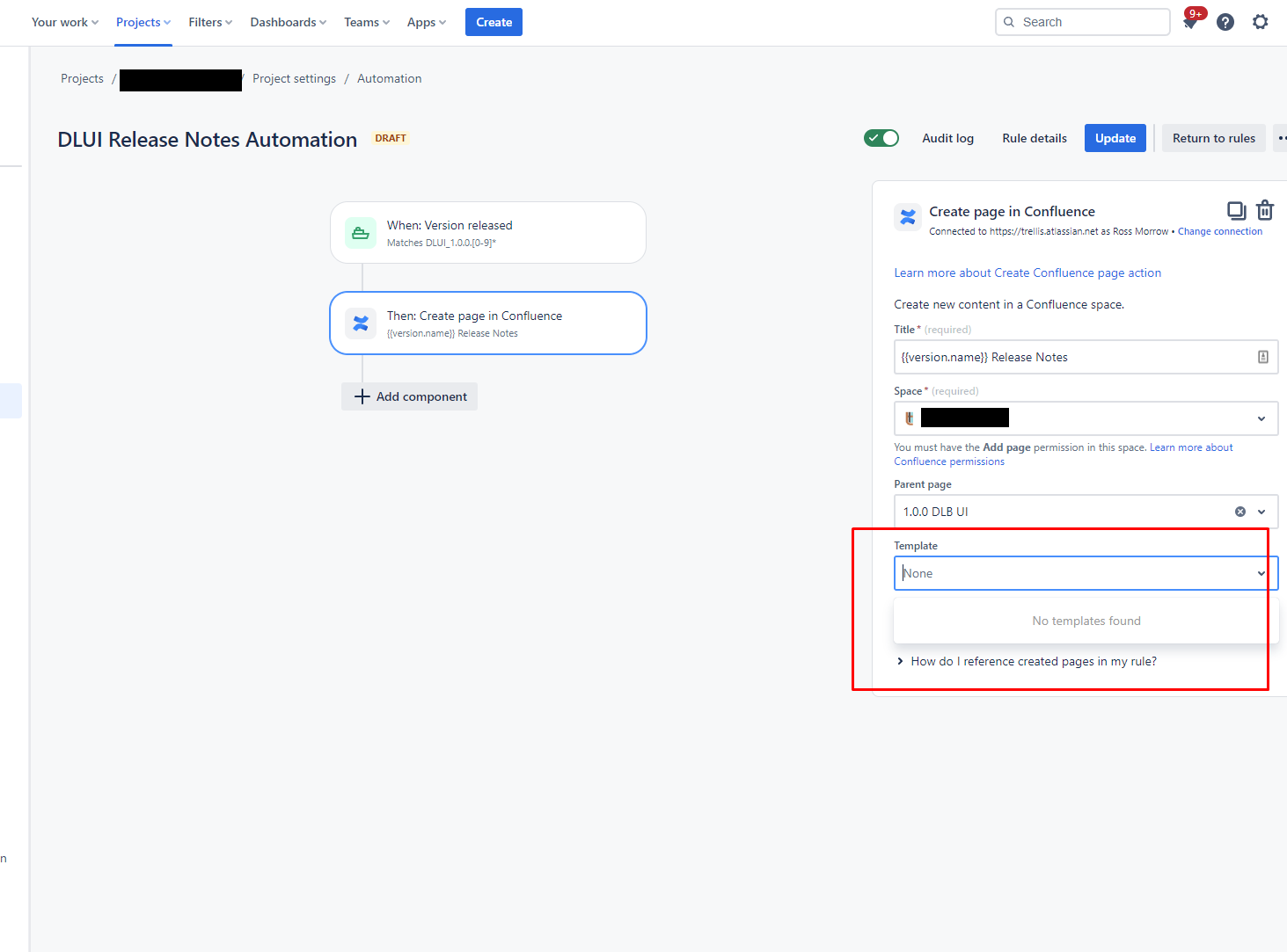 Create Template For Release Notes Automation