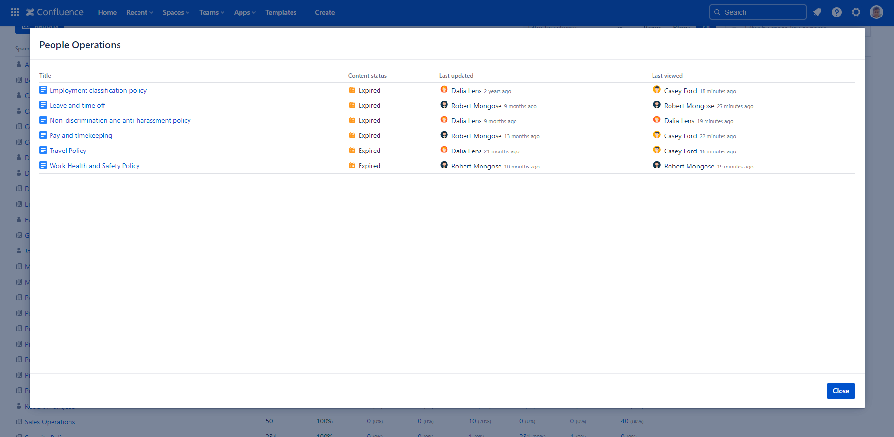 Solved: Status on pages are not visible