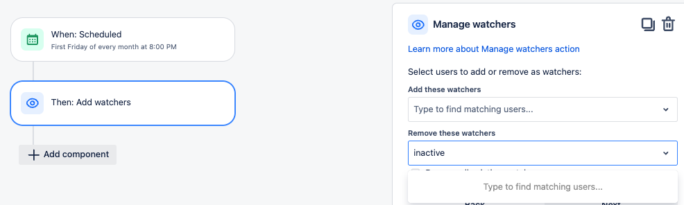 Solved: How to remove inactive users as issue watchers wit...
