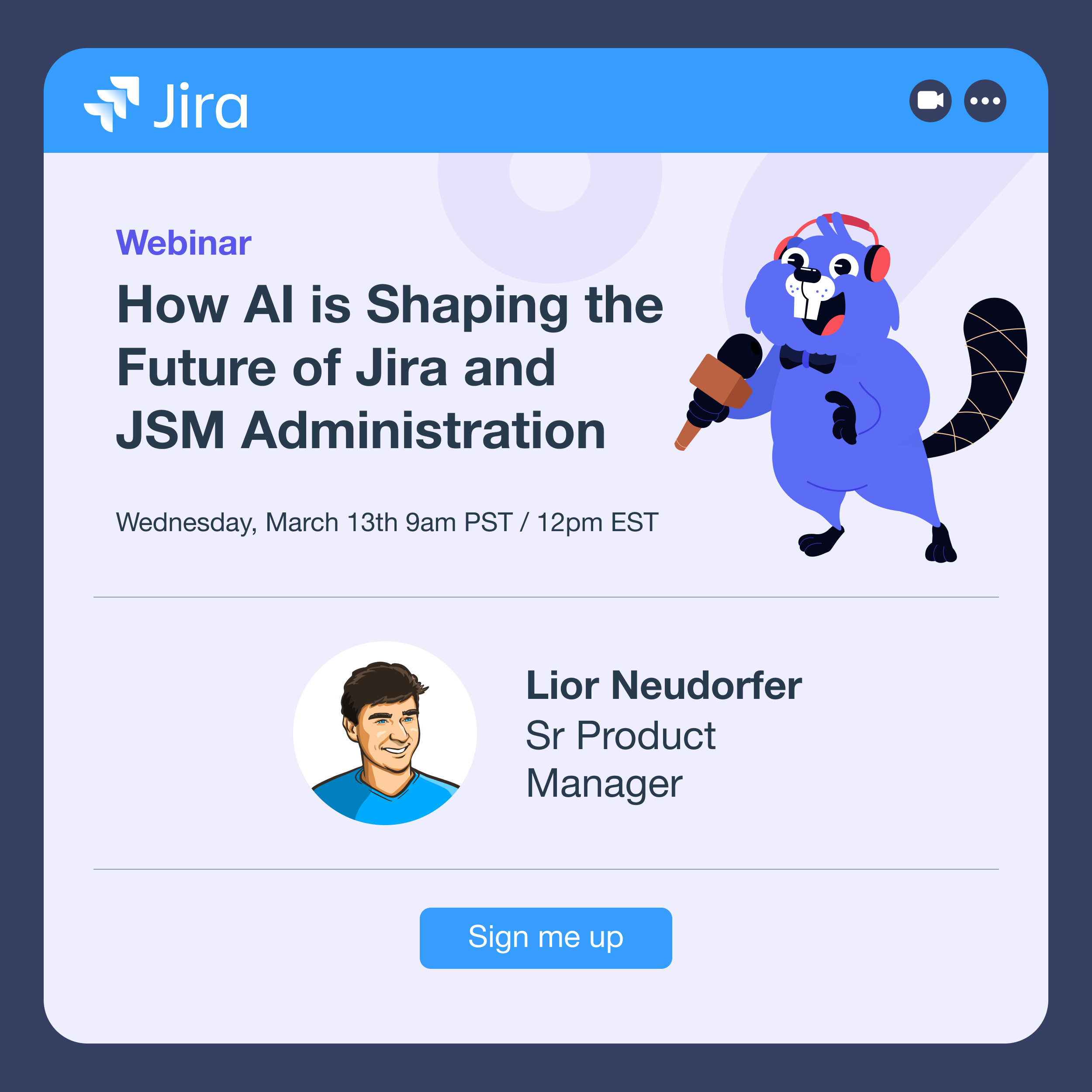 March 13 Webinar -- AI's impact on Jira and JSM ad...