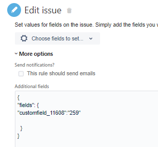 Automation for "In progress " status