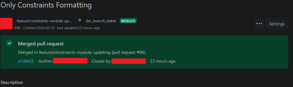Pull request is marked as merged even though it ne...