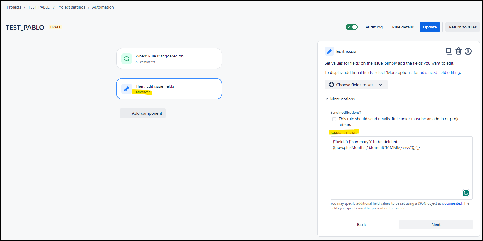 Solved: Automation - Can't edit summary with smart value