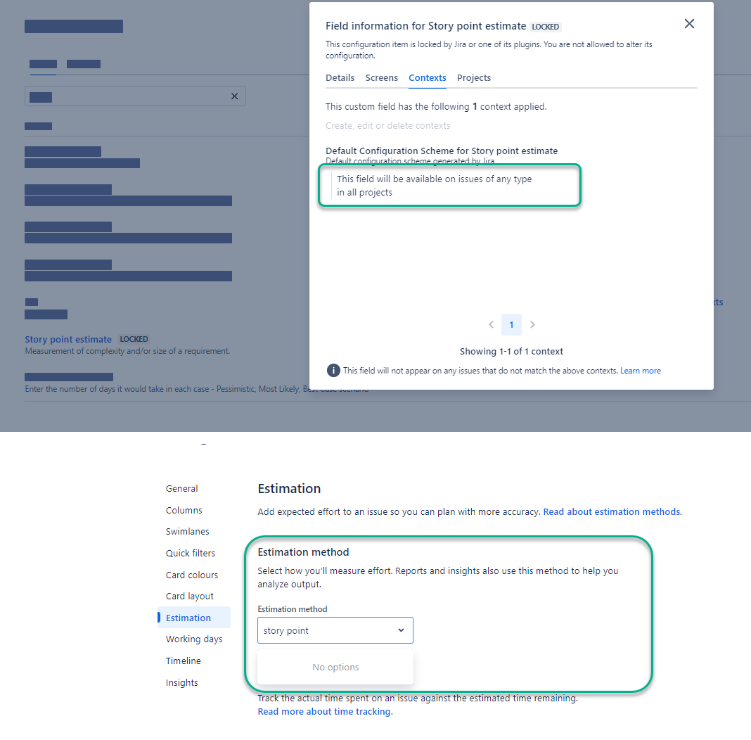 Story point estimate is not available as an estima...